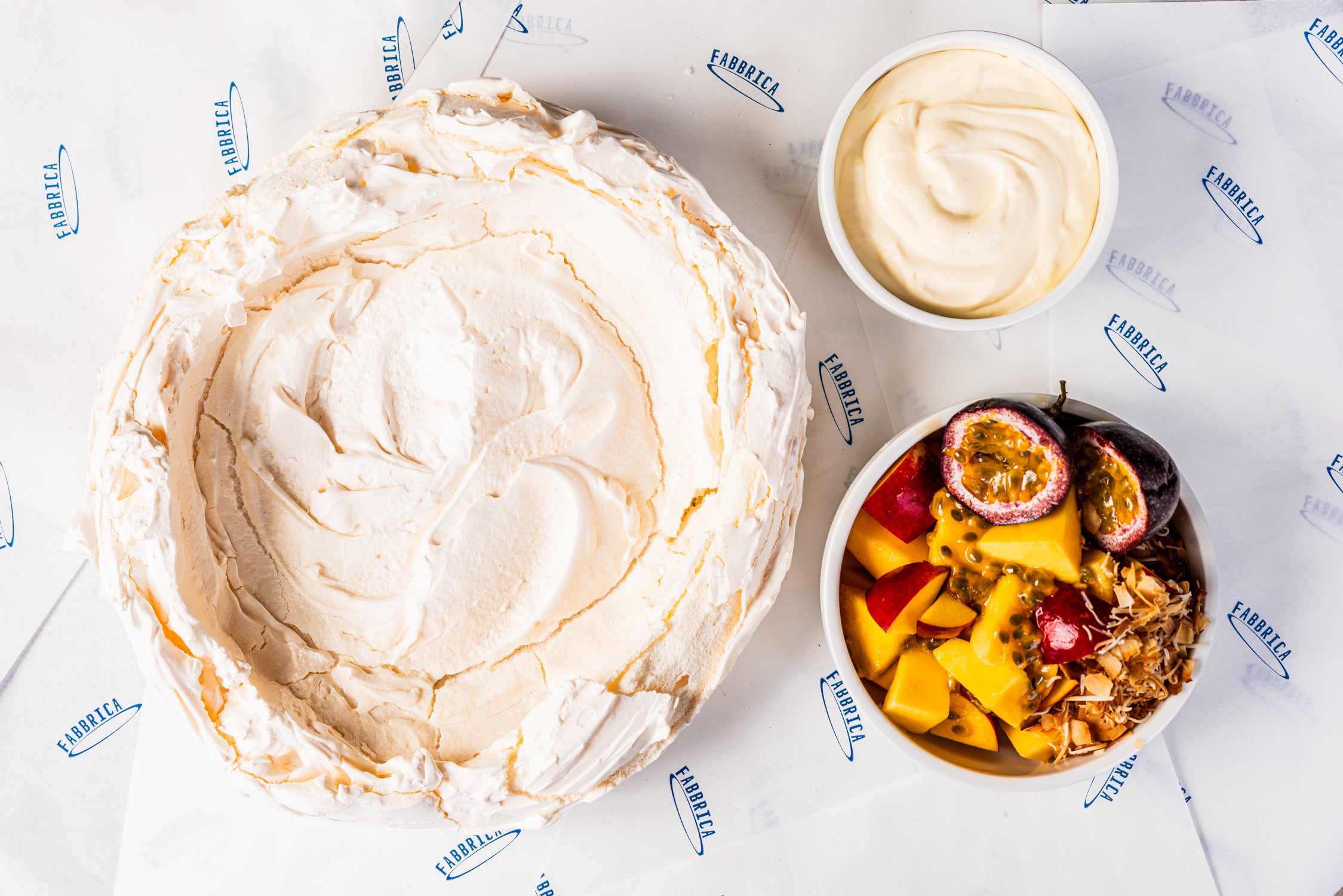 Boozy Custard & Summer Fruit Pavlova Kit | Fabbrica Pasta Shop